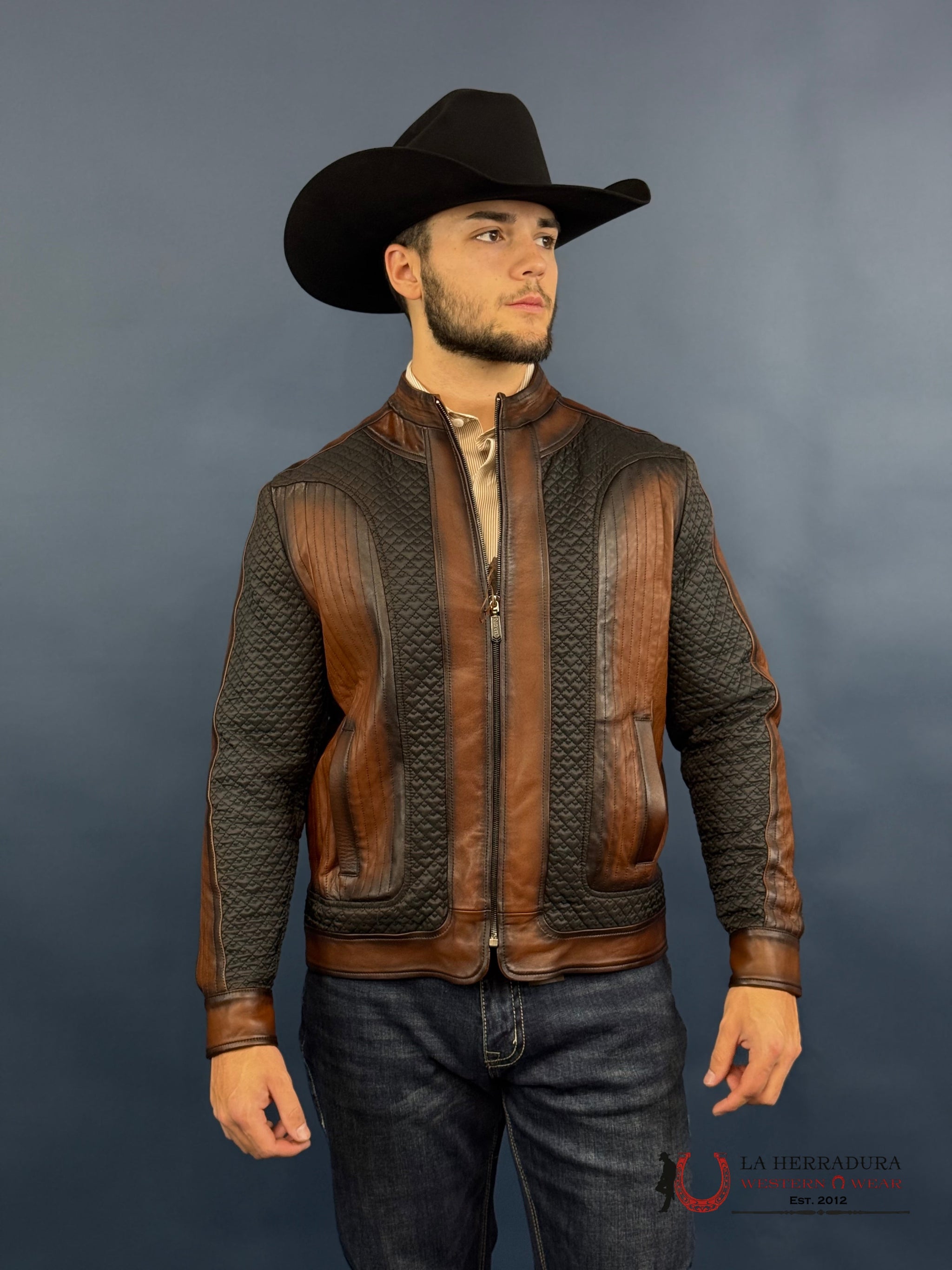 Cuadra Hand-shaded Cordero Vic Flor Zipper JC229