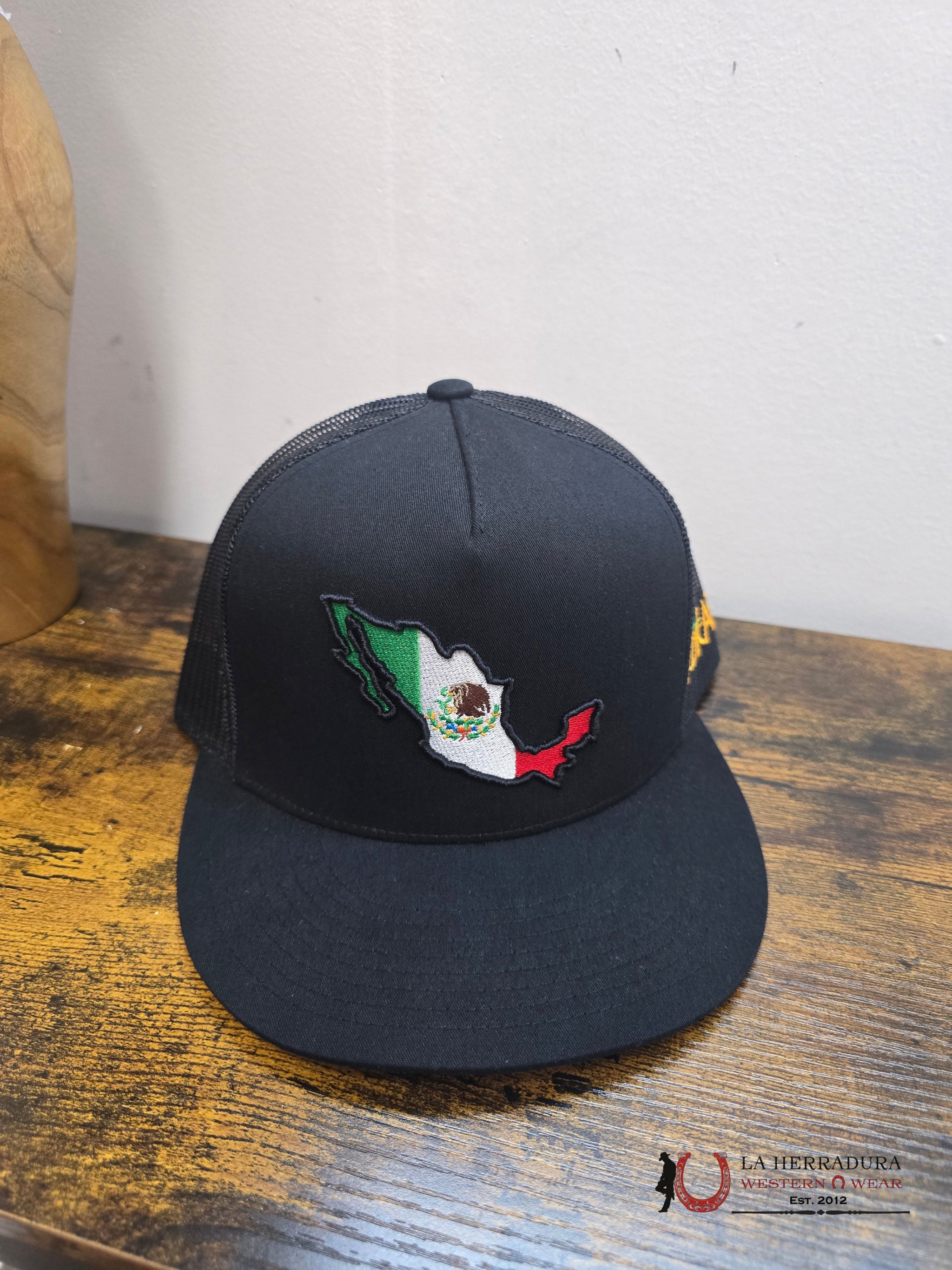 TEXAS RANCH BLACK Style 024 MÉXICO tricolor hat