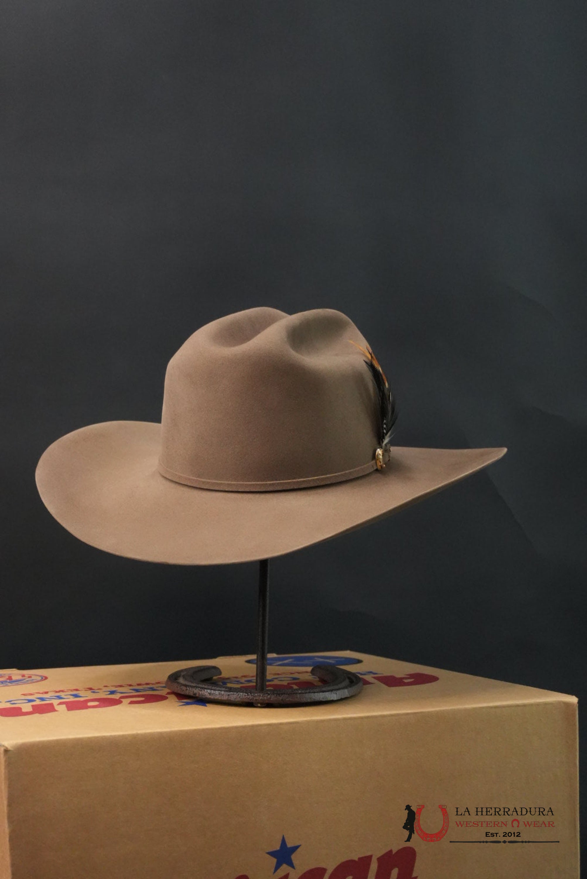 1000X American Felt Hat Pecan