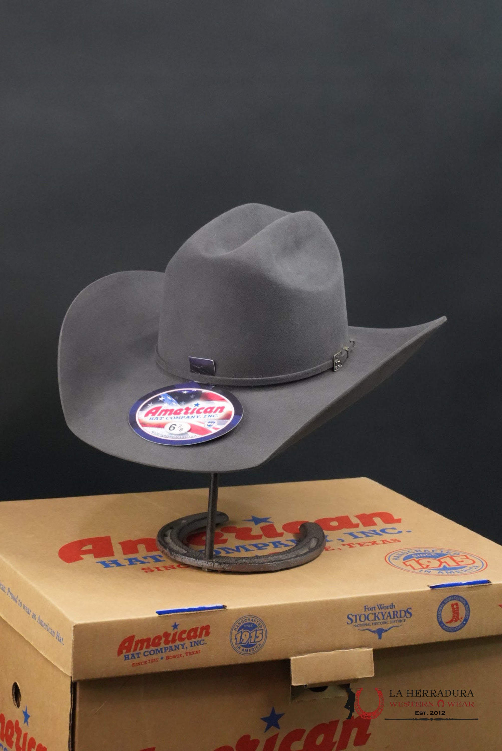 100x American Felt Hat Steel