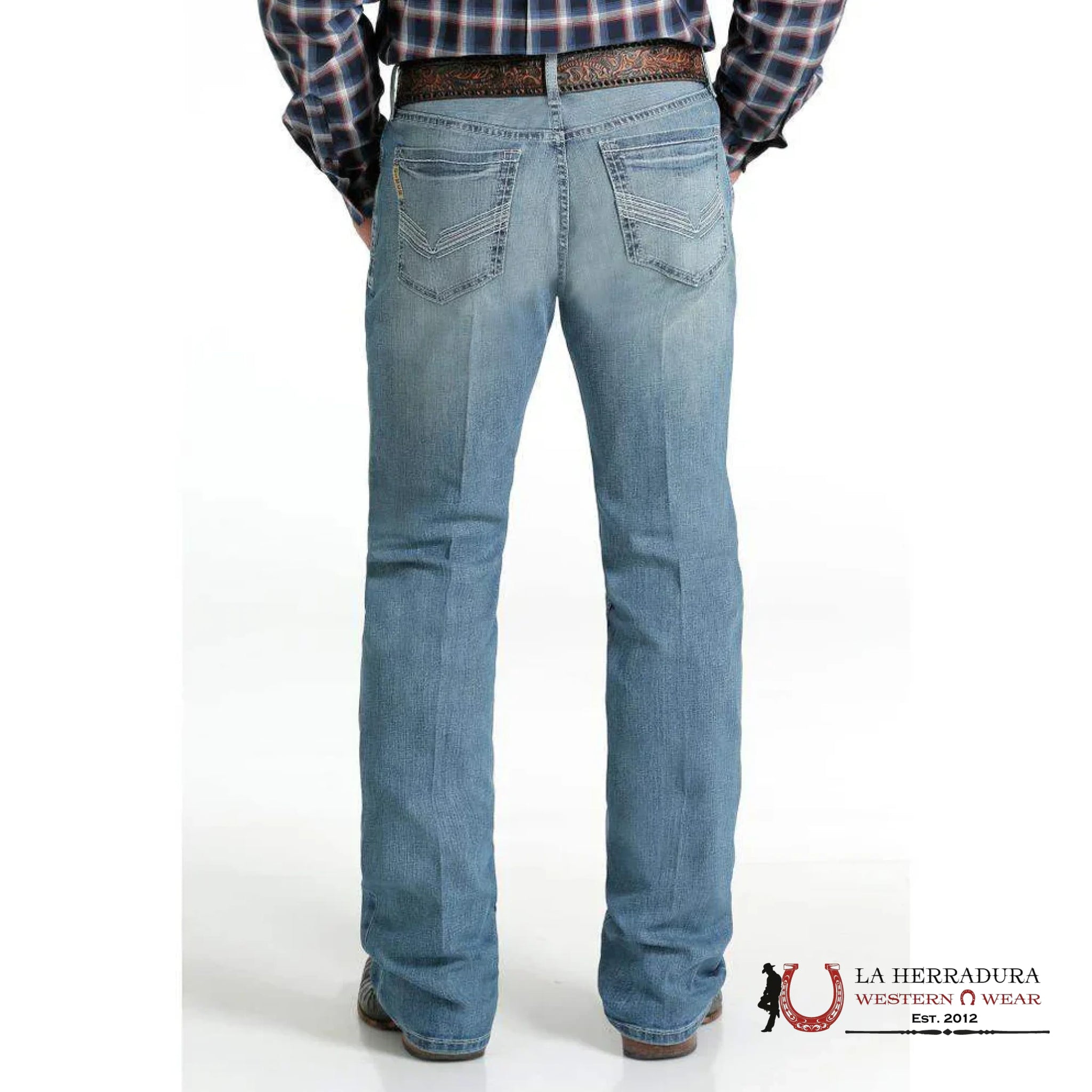 CINCH MEN JEANS IAN MID RISE SLIM BOOT CUT- MB57436001