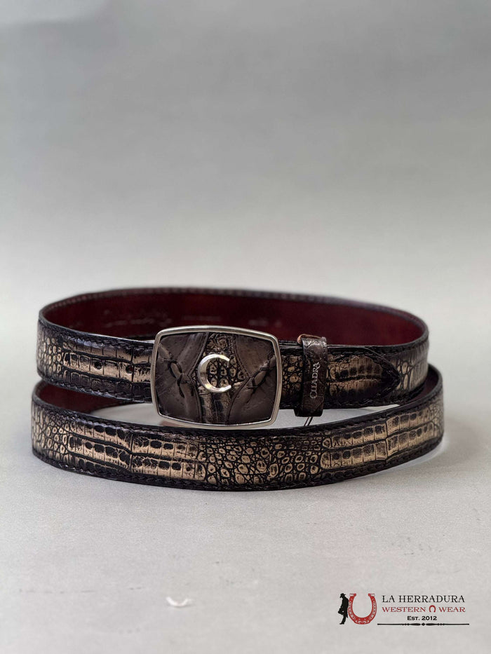 CUADRA FUSCUS BELLY LOMO ATLANTIS NEGRO BROWN BELT BC351