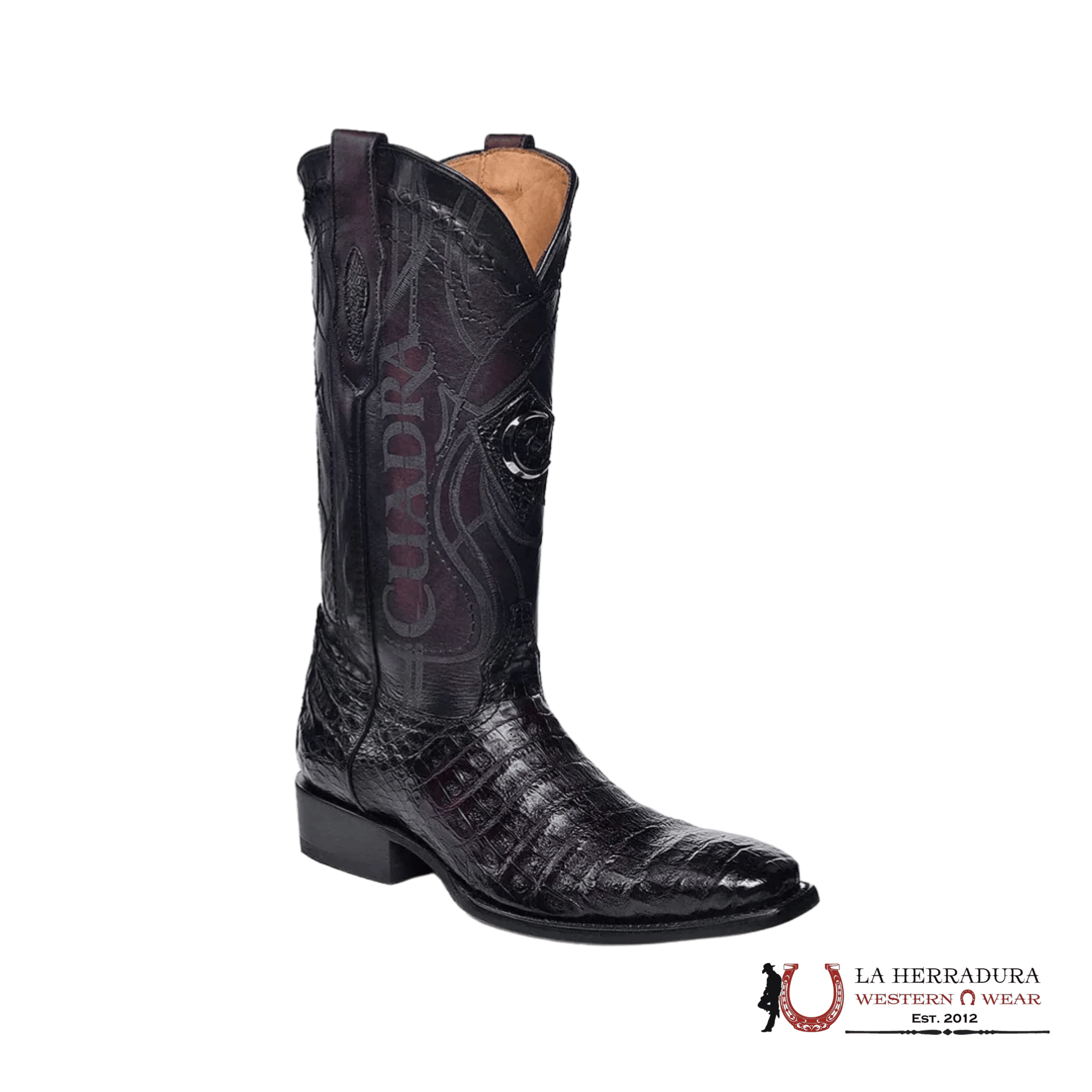 CUDRA CU845 BOOT FUSCUS LOMO BELLY BLACK CHERRY FRENCH TOE CU845