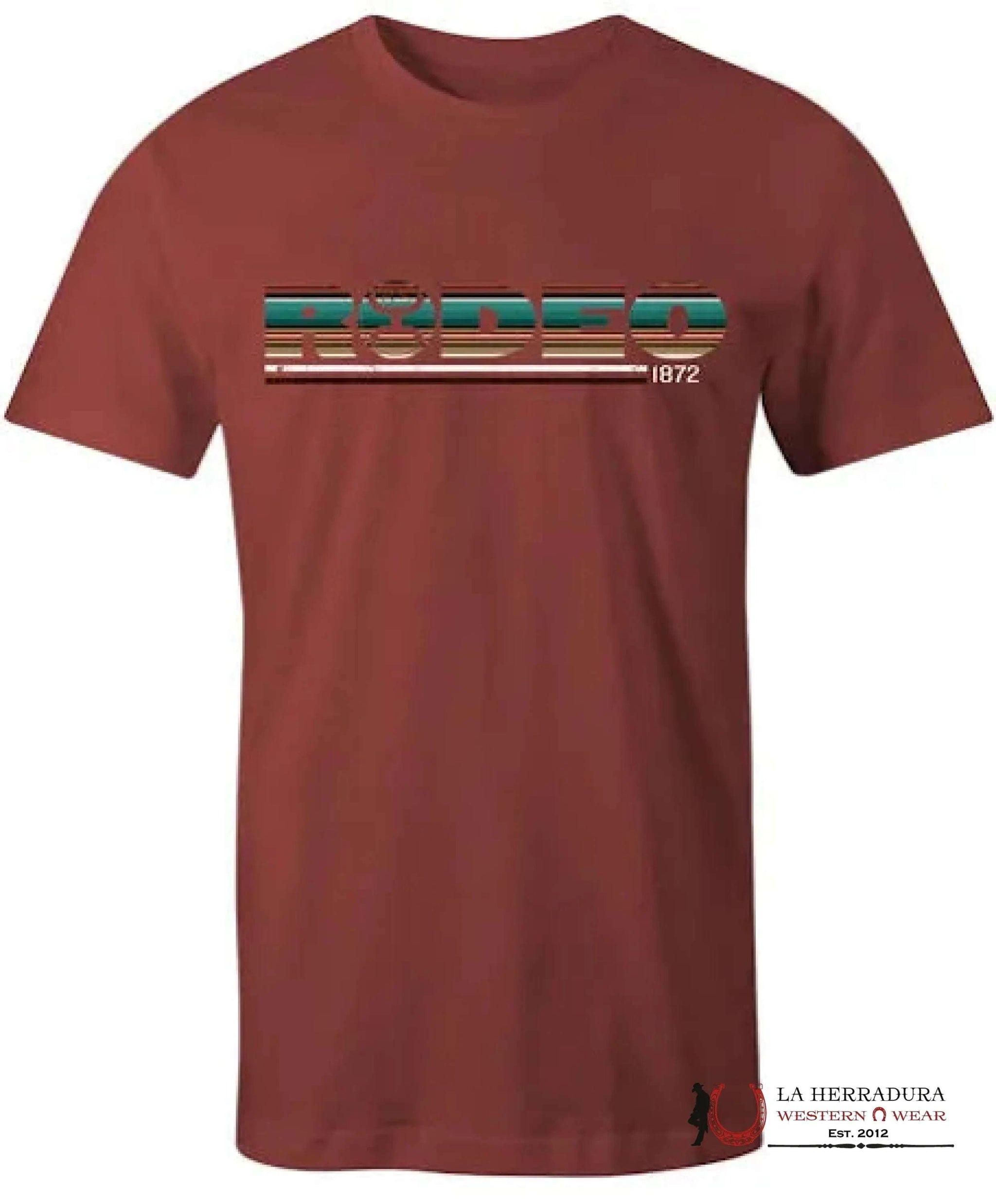 HOOEY RODEO TSHIRT - CRIMSON SS SERAPE LOGO HT1532
