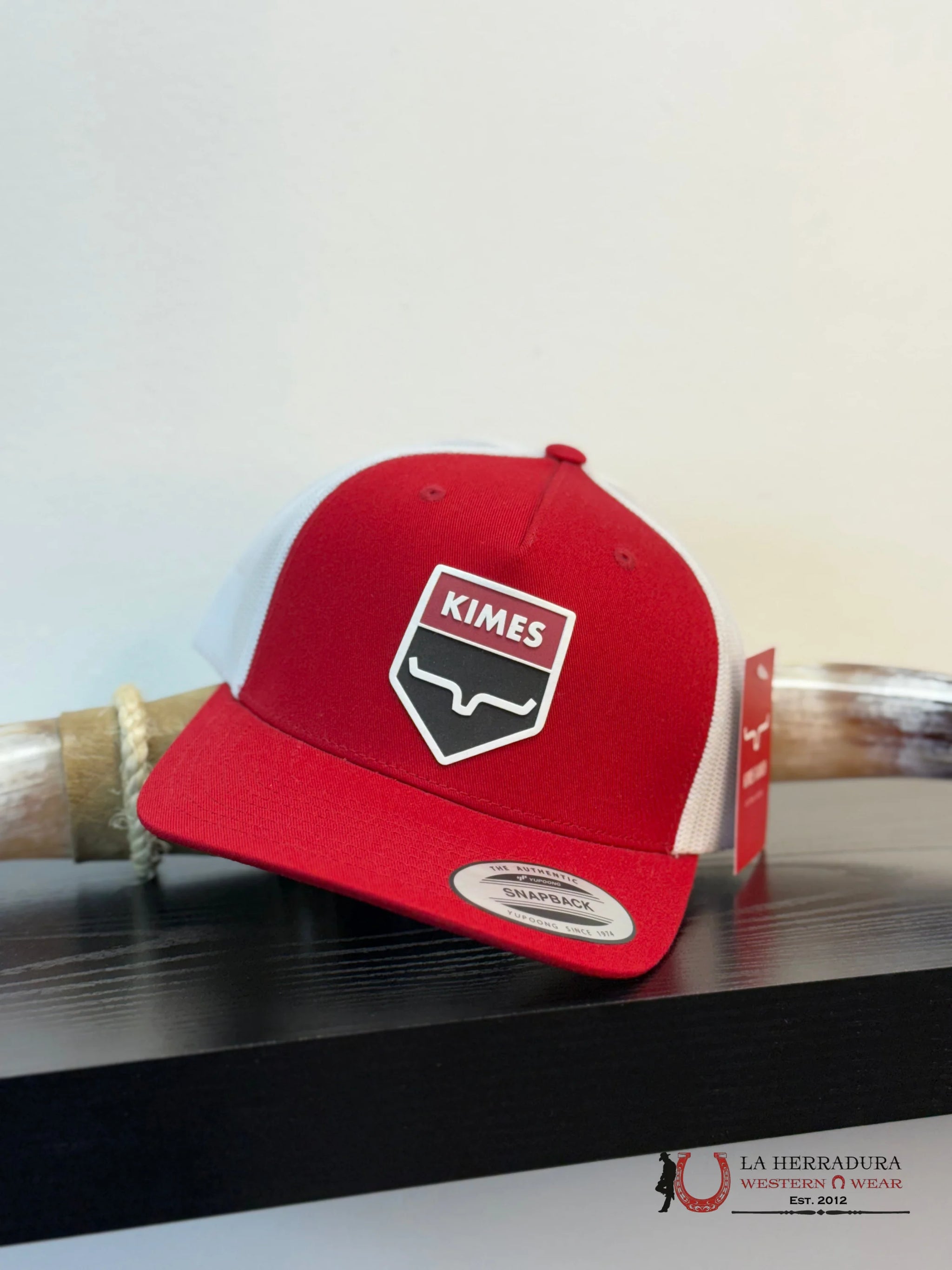 KIMES RANCH CAP WEDGE TRUCKER RED