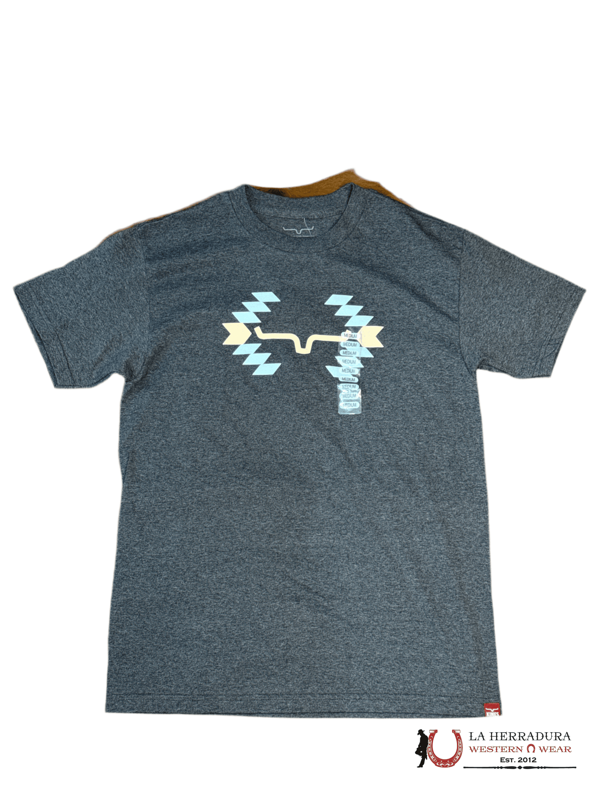 MENS KIMS RANCH - CACTUS SUNSET CHARCOAL HEATHER T-SHIRTS- 53062115