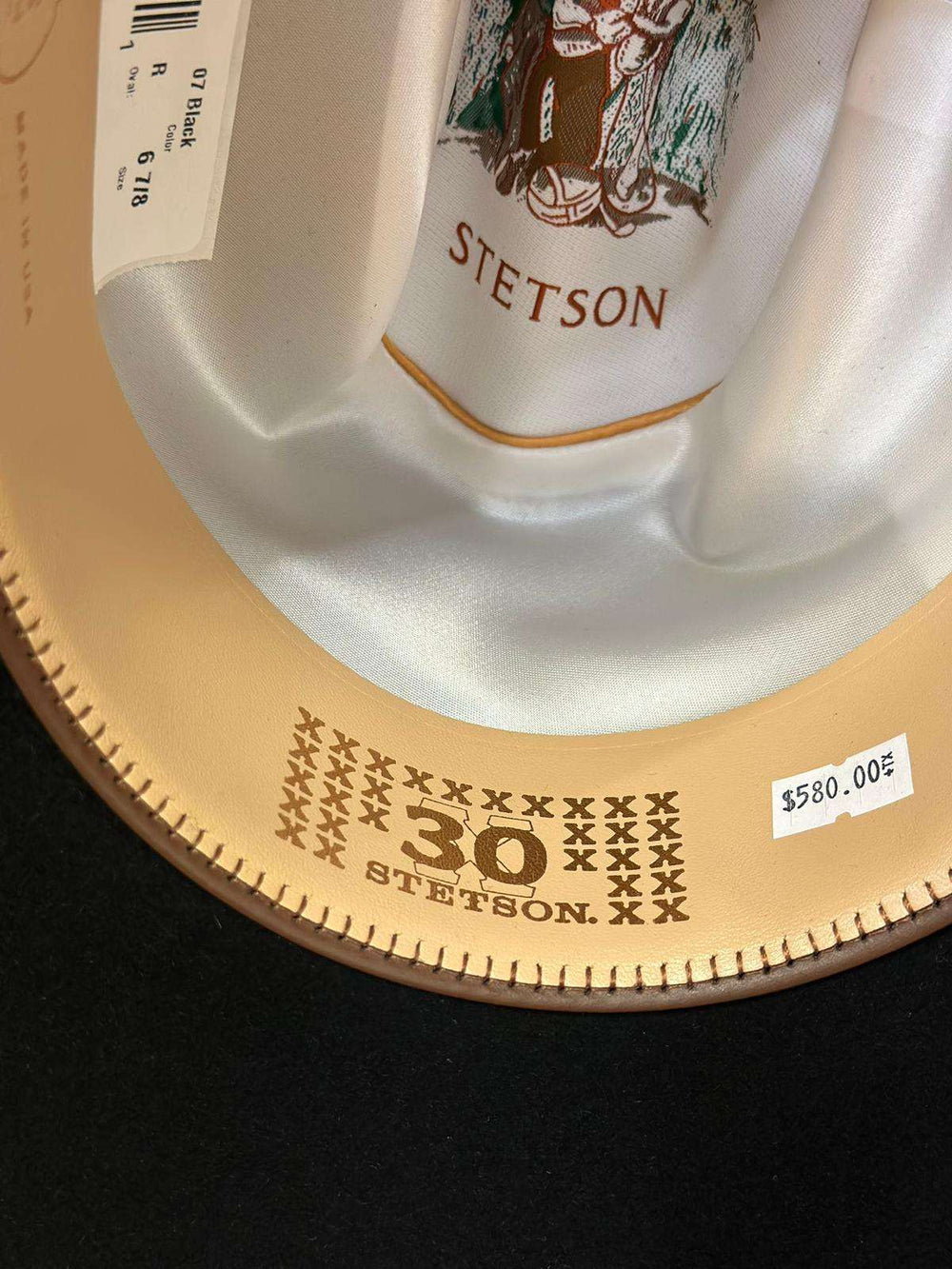STETSON COWBOY HAT EL PATRON 30X BLACK